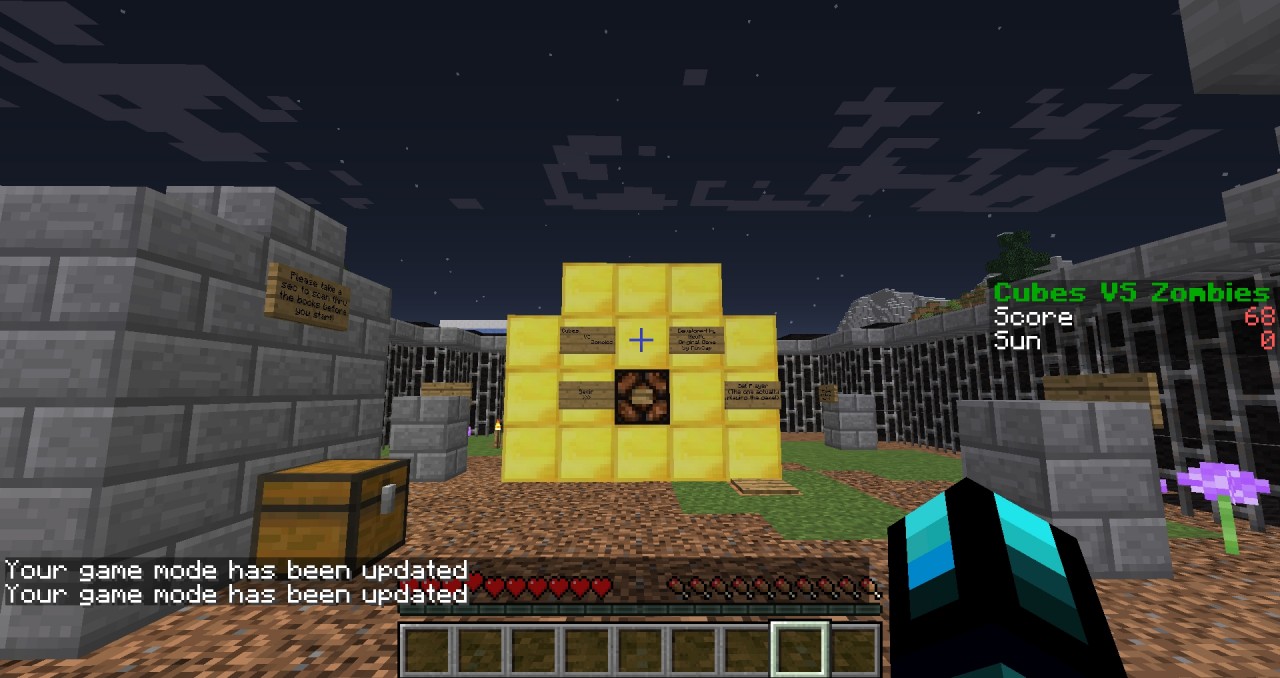 Cubes Vs Zombies Minecraft Map