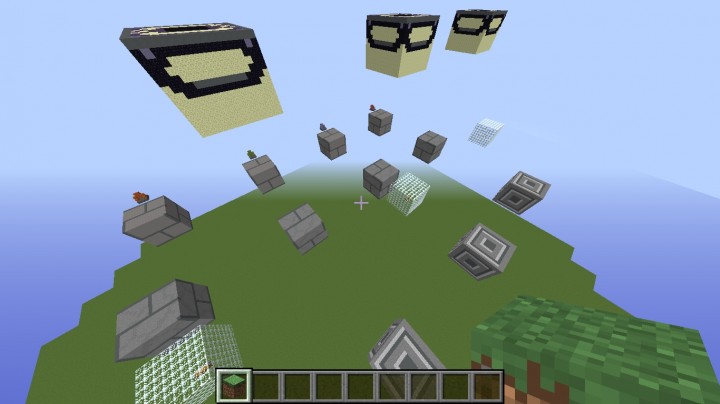 Floating Blocks minigame Minecraft Project