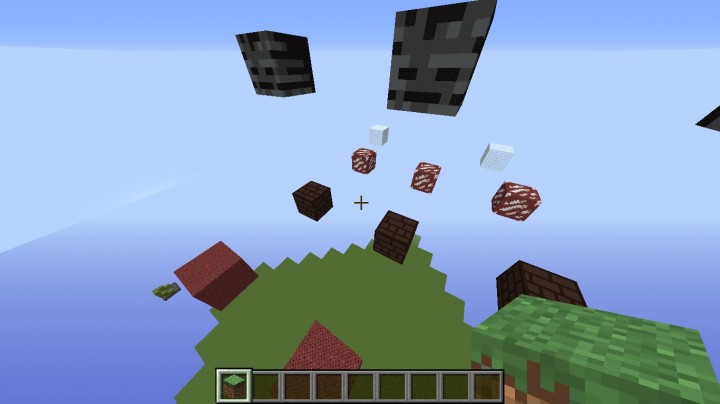 Floating Blocks minigame Minecraft Project