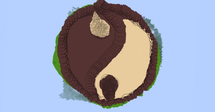 Yin Yang. Minecraft Map