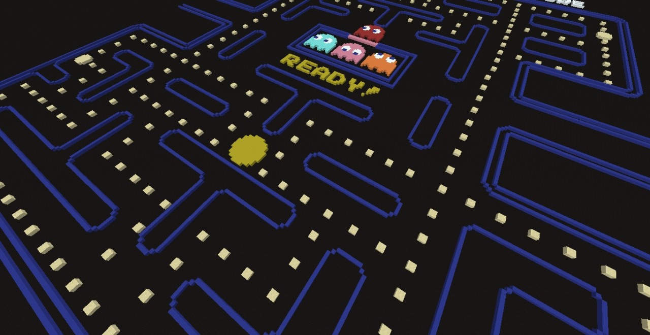 Pac-Man Maze Minecraft Map