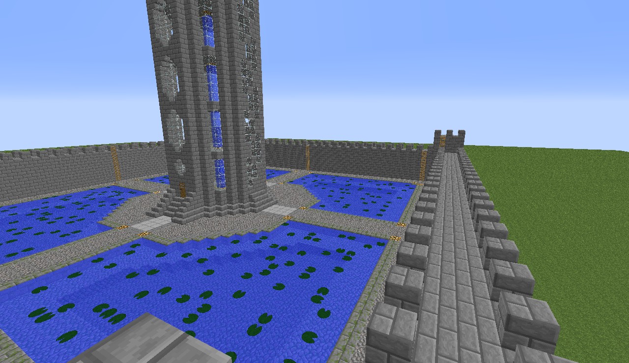 Big Stone Brick Tower Minecraft Map