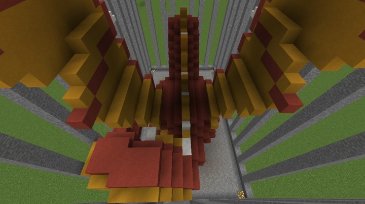 Caged Fire Dragon | mini build Minecraft Map