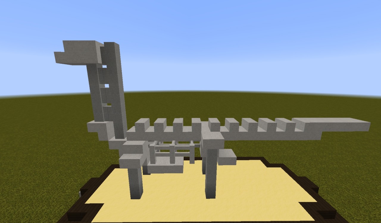 Dinosaur Skeletons | Almost 1:1 Scale Minecraft Map