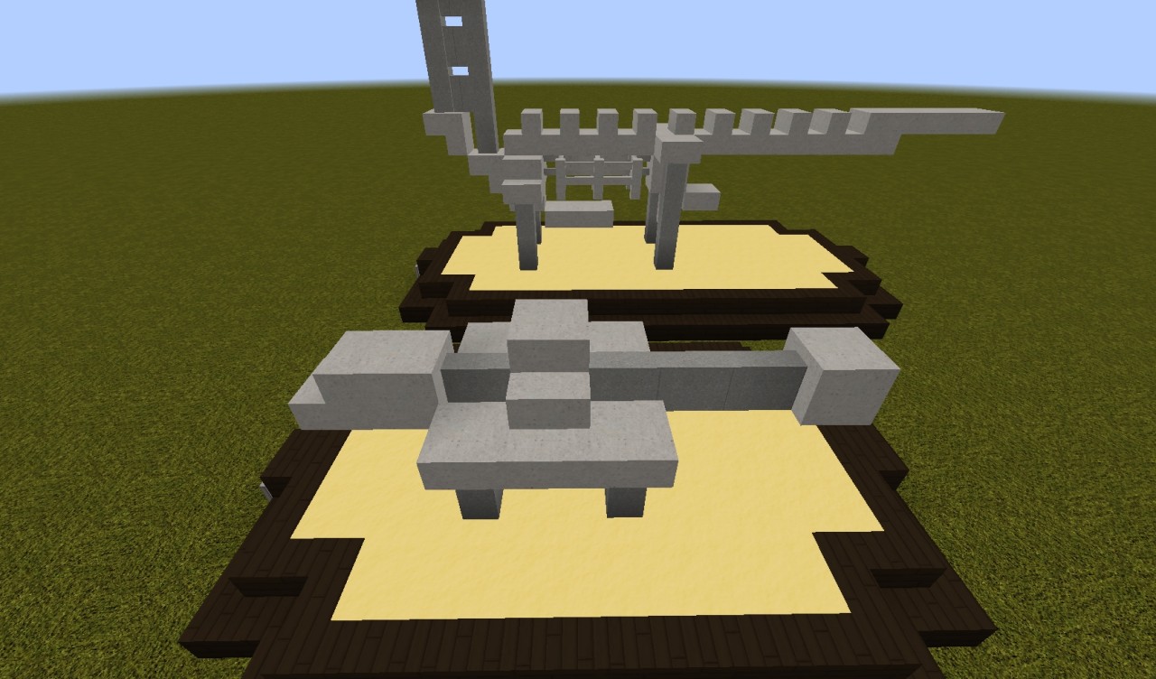 Dinosaur Skeletons | Almost 1:1 Scale Minecraft Map