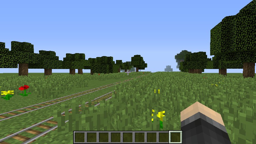 Trains simulator (Use trainscraft mod only!) Minecraft Map