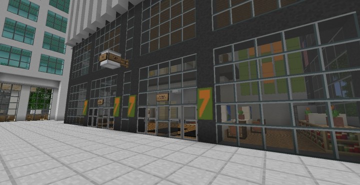 7th Block Corporate Headquarters - Greenfield Minecraft Map