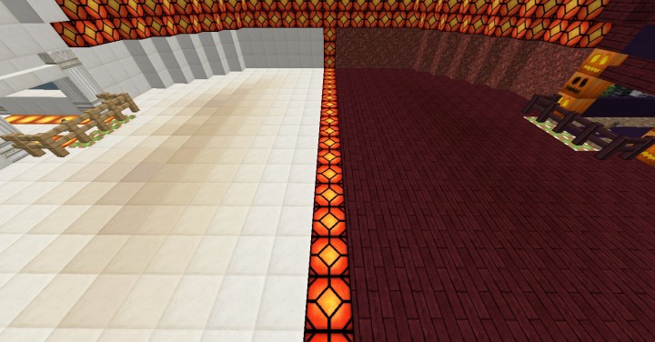 Heaven vs Hell PvP Arena Minecraft Map