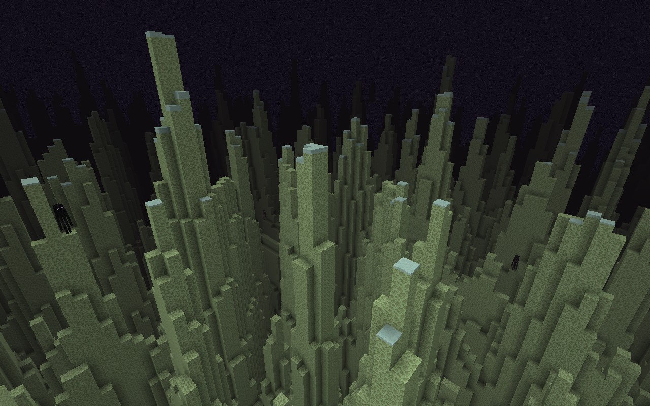 Spikey End Minecraft Map