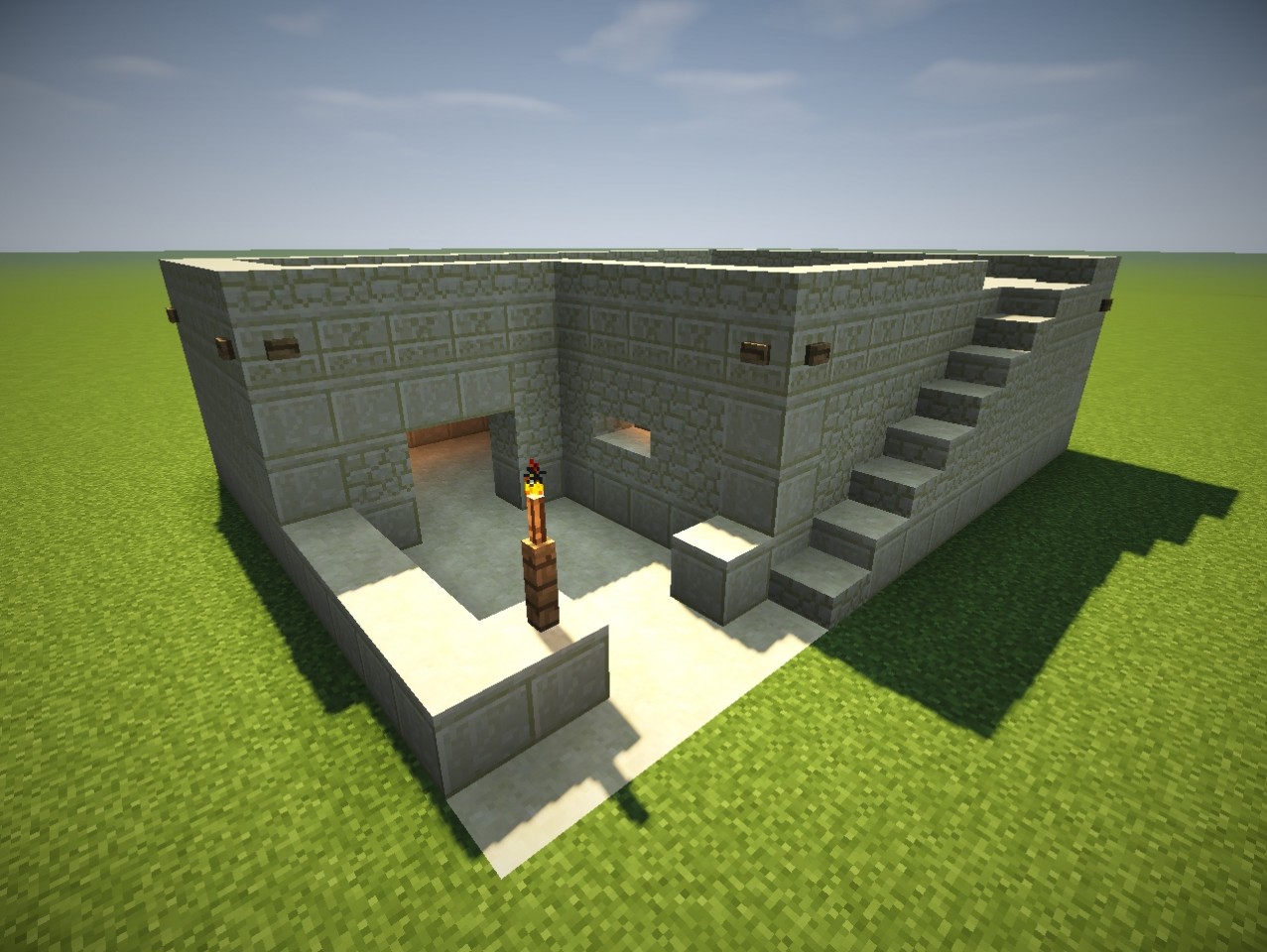Sandstone House Minecraft Map