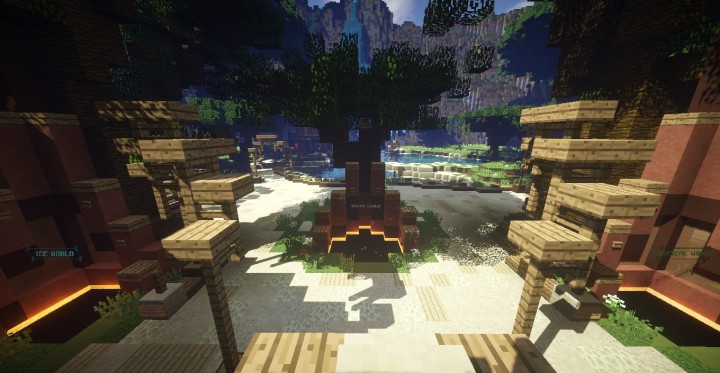 Clay Jungle Server Spawn Minecraft Map