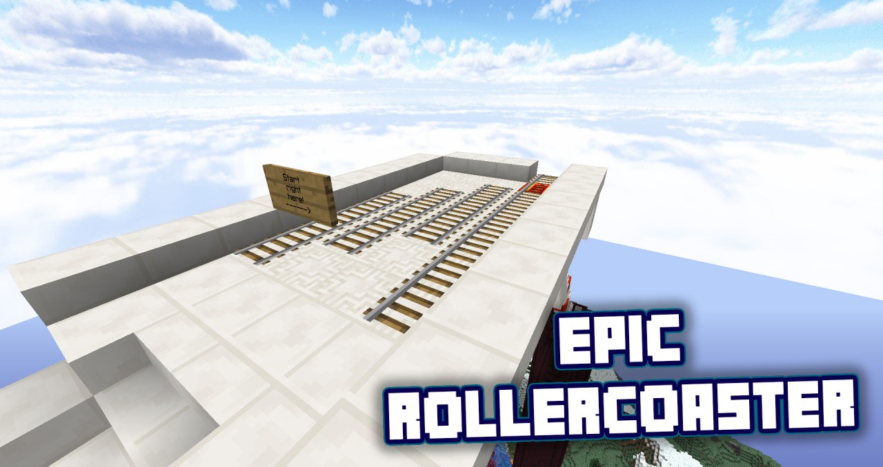 EPIC ROLLERCOASTER MAP Minecraft Map