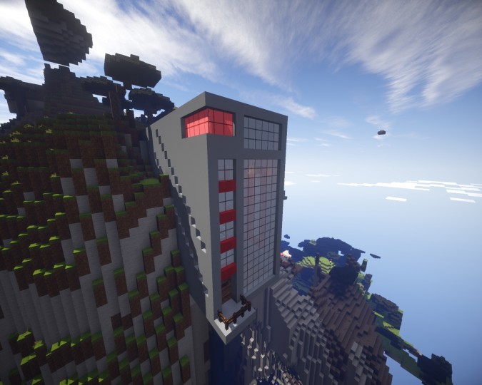 Modern Hill House Minecraft Map