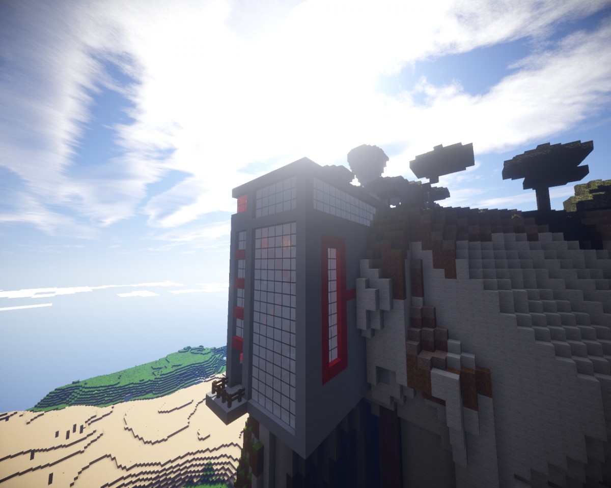 Modern Hill House Minecraft Map