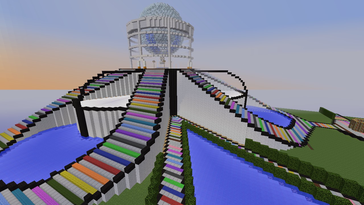 Color server spawn Minecraft Map