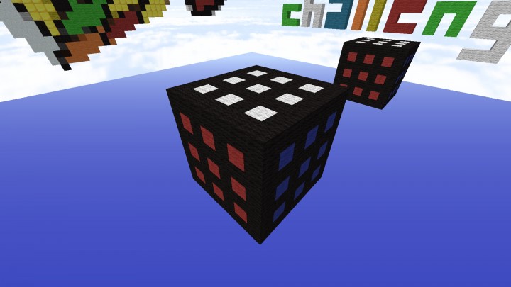Working Rubik's cube in vanilla minecraft Minecraft Map