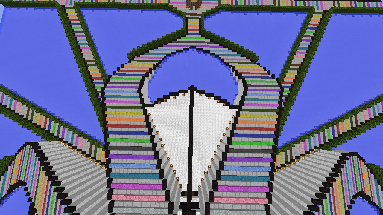Color server spawn Minecraft Map