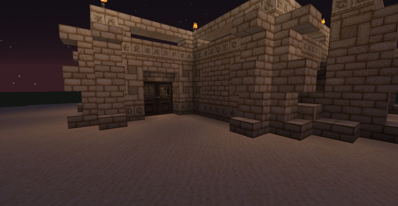 New Sandstone House Minecraft Map