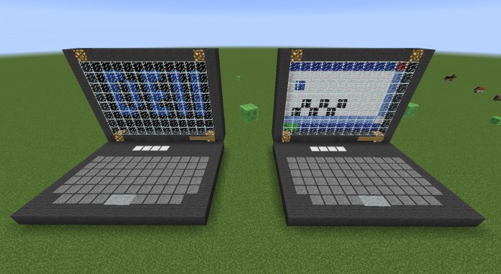 Laptop Minecraft Map
