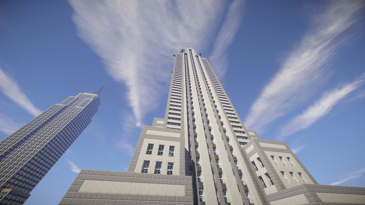 Chrysler Building (New York City, big version) Minecraft Map