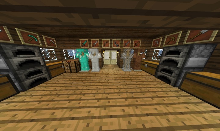 Bridge House Minecraft Map