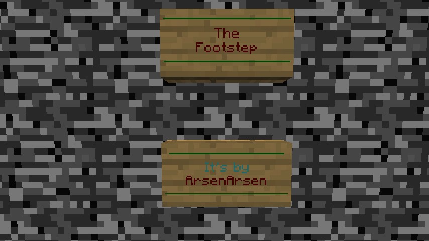 The Footstep Minecraft Map