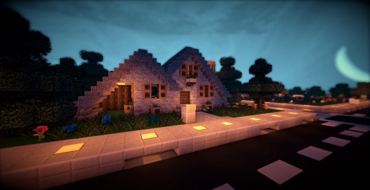 Fantasy Home Modern Spawn ItalianVilla Projects Minecraft Map