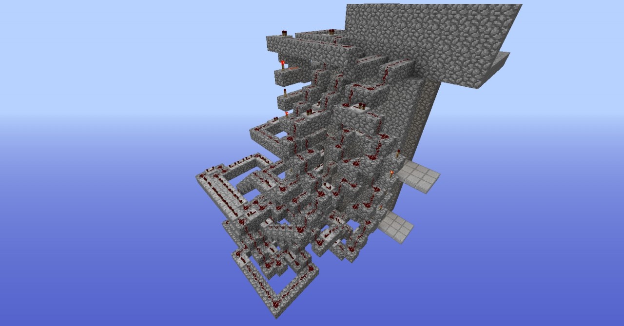 Boat Elevator 3 Floors Minecraft Map