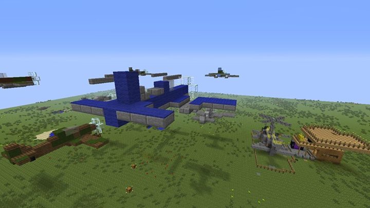 USMC F4U Vought Corsair Minecraft Map