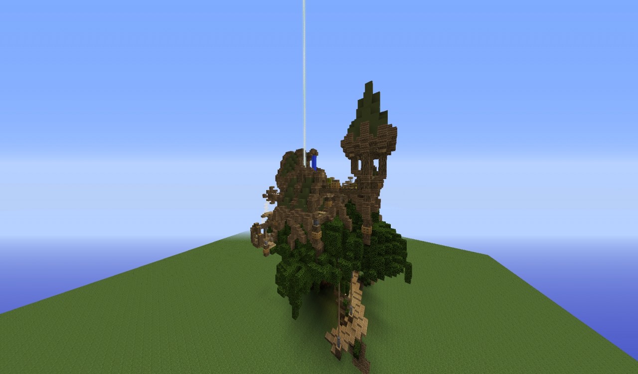 Epic Medieval Treehouse! | Built by Valgonir Minecraft Map