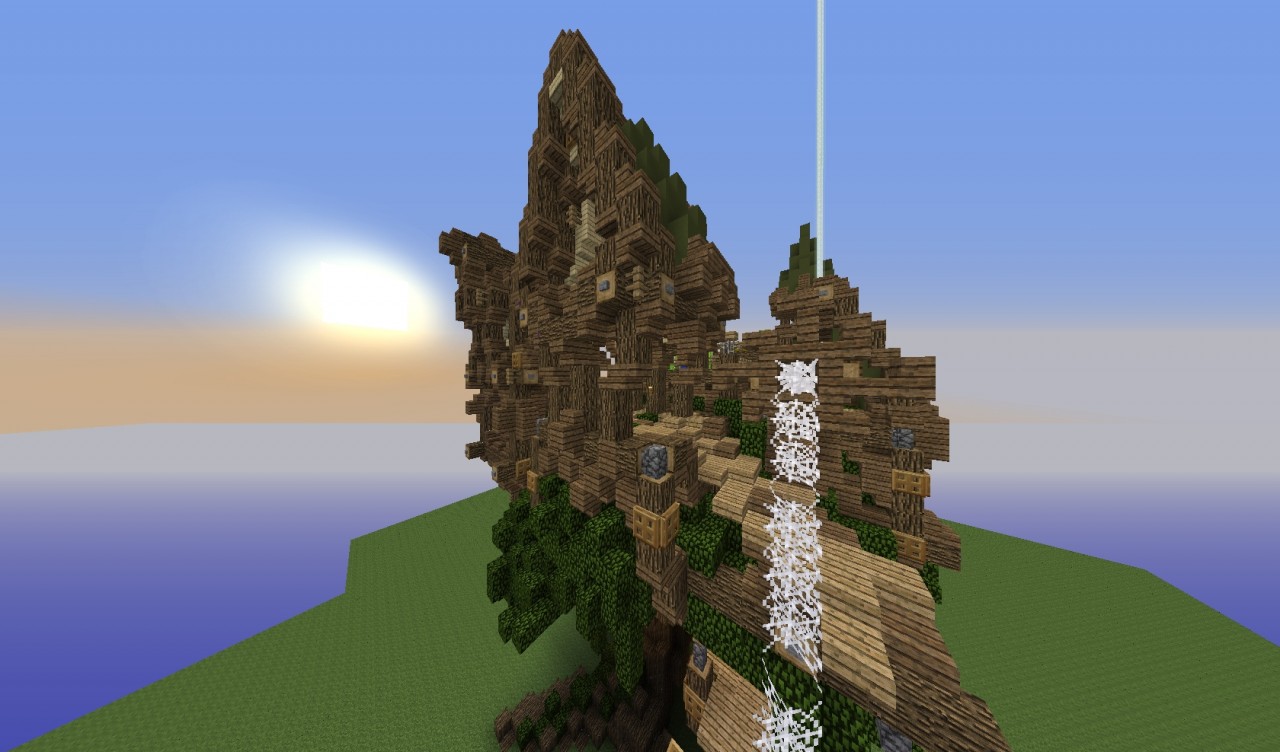 Epic Medieval Treehouse! | Built by Valgonir Minecraft Map