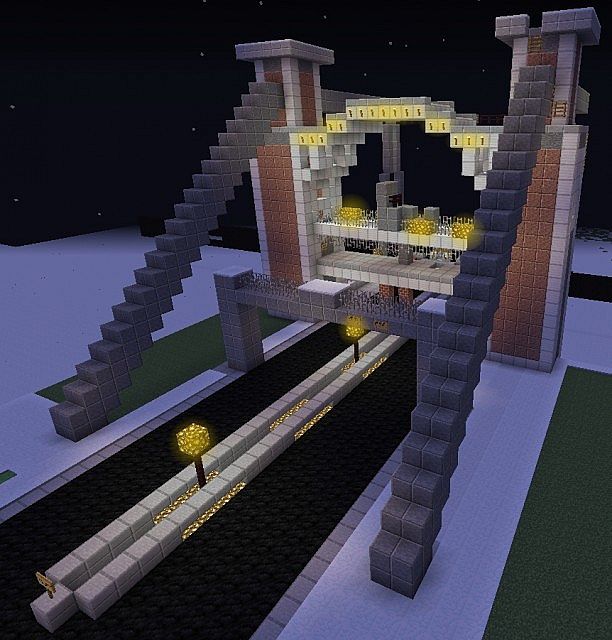 Arkham City parkour adventure Minecraft Map