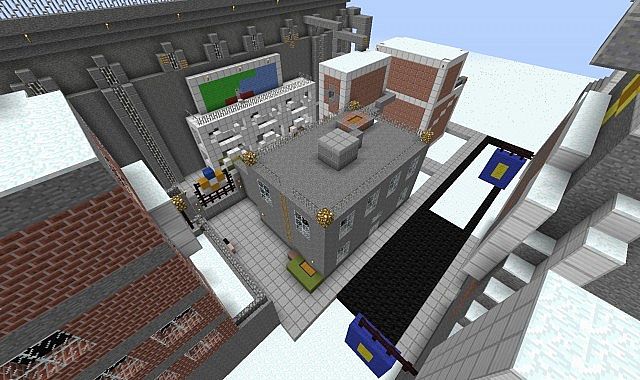 Arkham City parkour adventure Minecraft Map