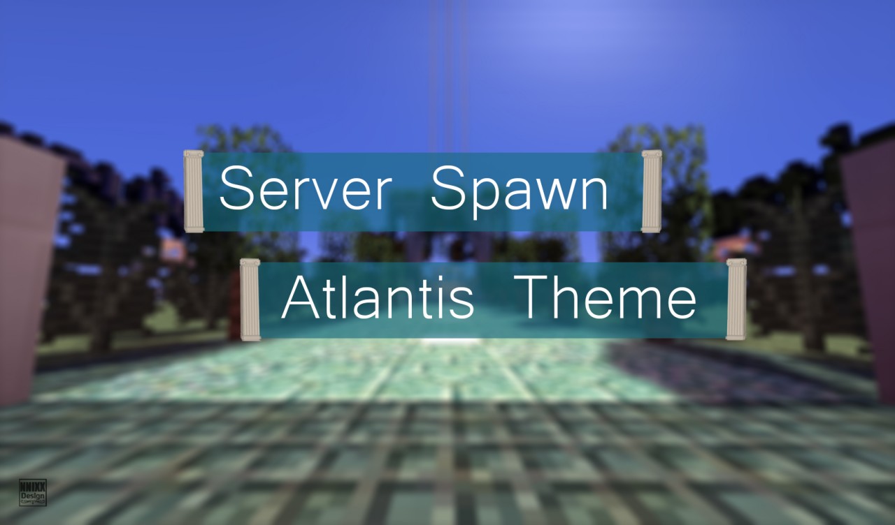 Small Server Spawn - Atlantis Theme (Outdated) Minecraft Map
