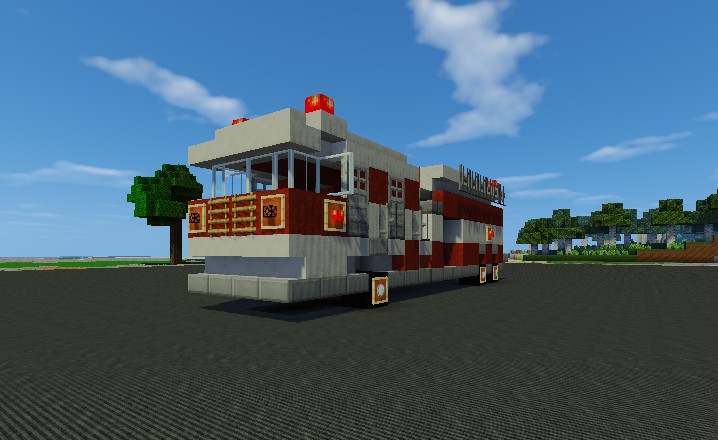 Fire Truck Minecraft Map