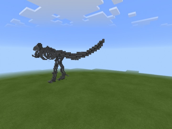 T-Rex skeleton Minecraft Map