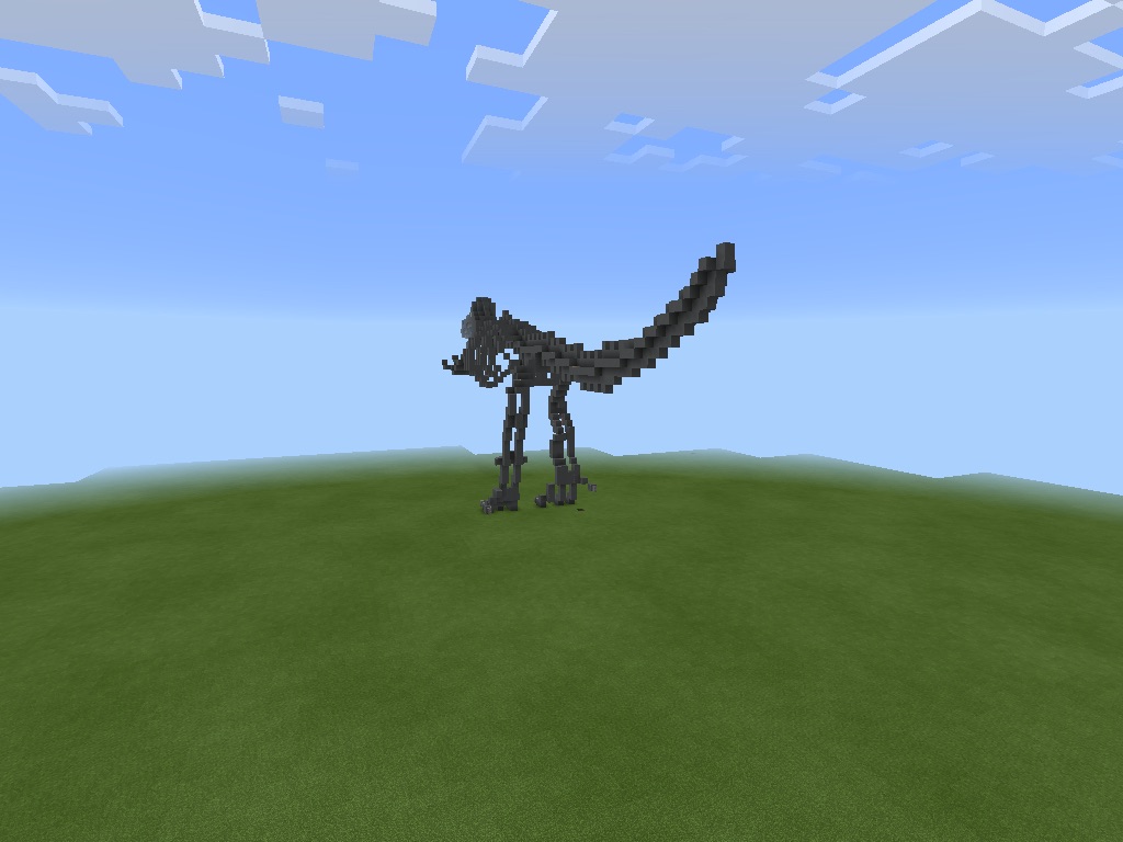 T-Rex skeleton Minecraft Map