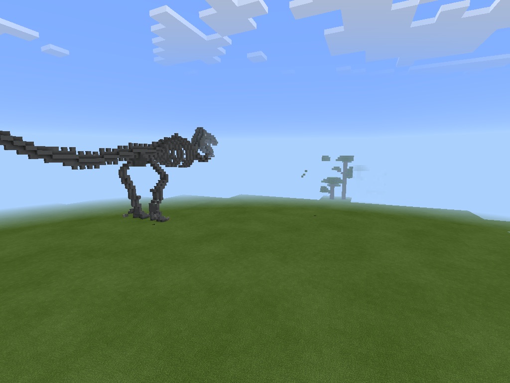 T-Rex skeleton Minecraft Map