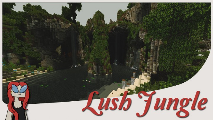Lush Jungle [60x60 plot by scallysche] Minecraft Map