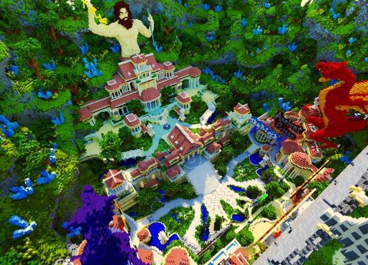 MC - Legends Hub [Feat. BillTheBuild3r and MrFluffyCakes] Minecraft Map