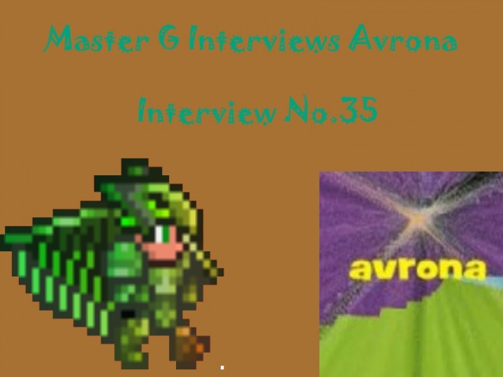 Master G Interviews Avrona