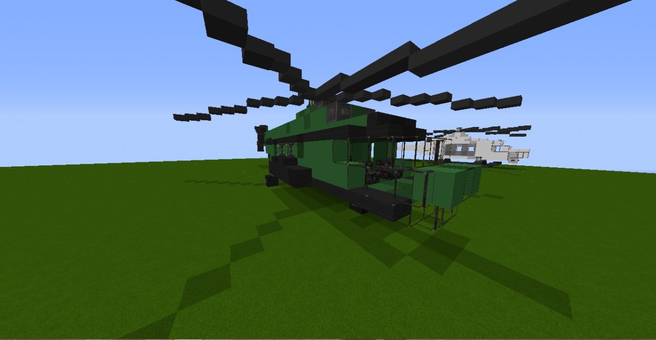 MI-8 Helicopter Minecraft Map