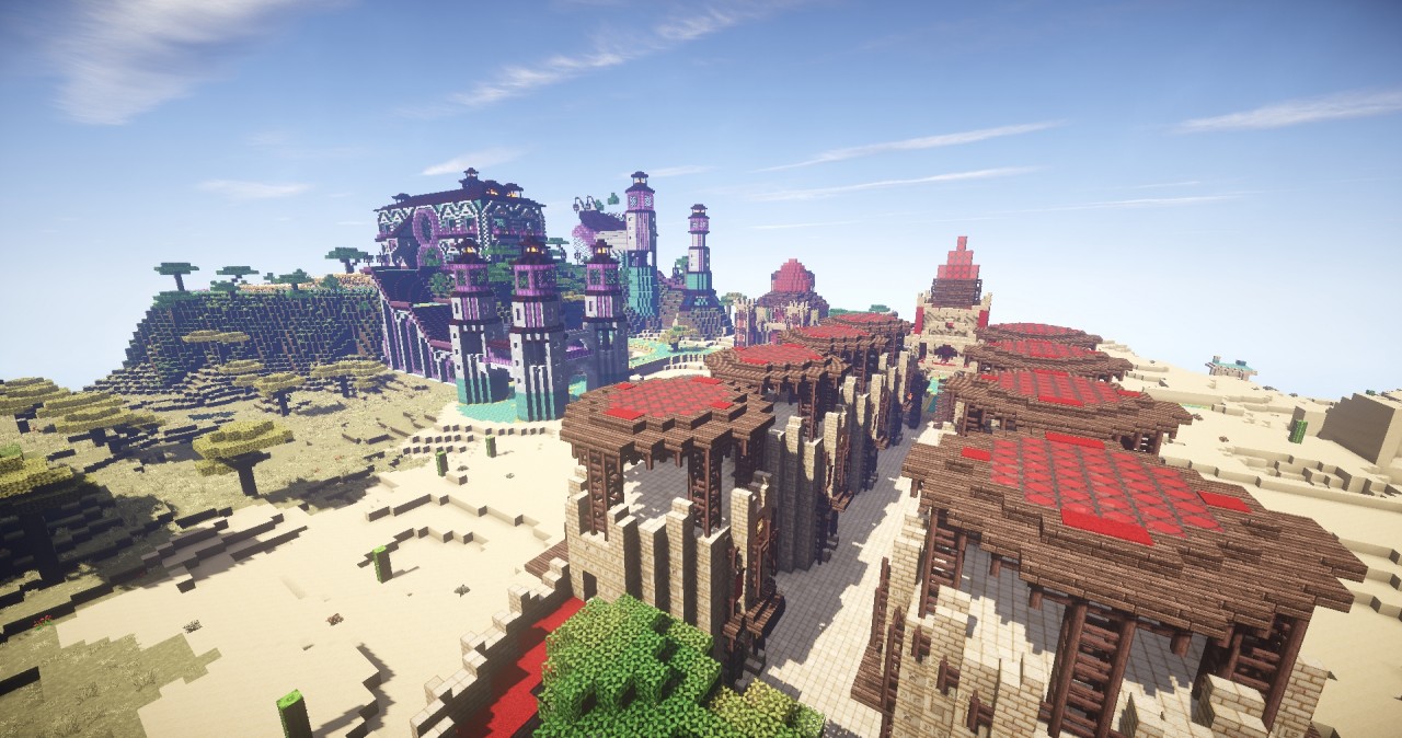 Sunset Kingdom Minecraft Map