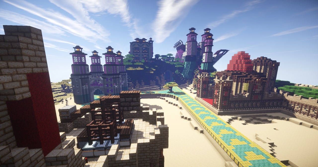 Sunset Kingdom Minecraft Map