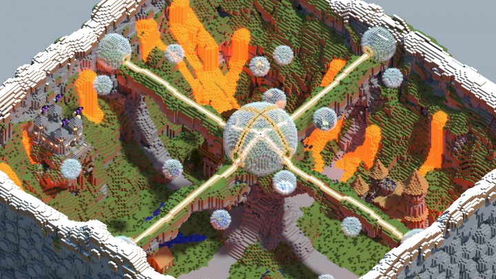 Natural Valley Spawn Minecraft Map