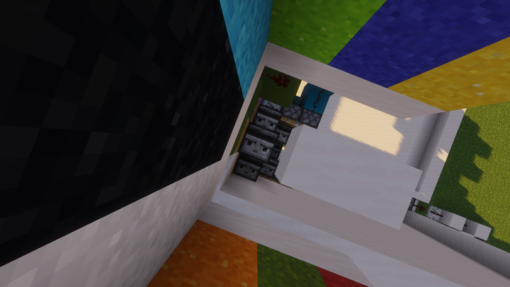 9 colors Redstone Printer Minecraft Map