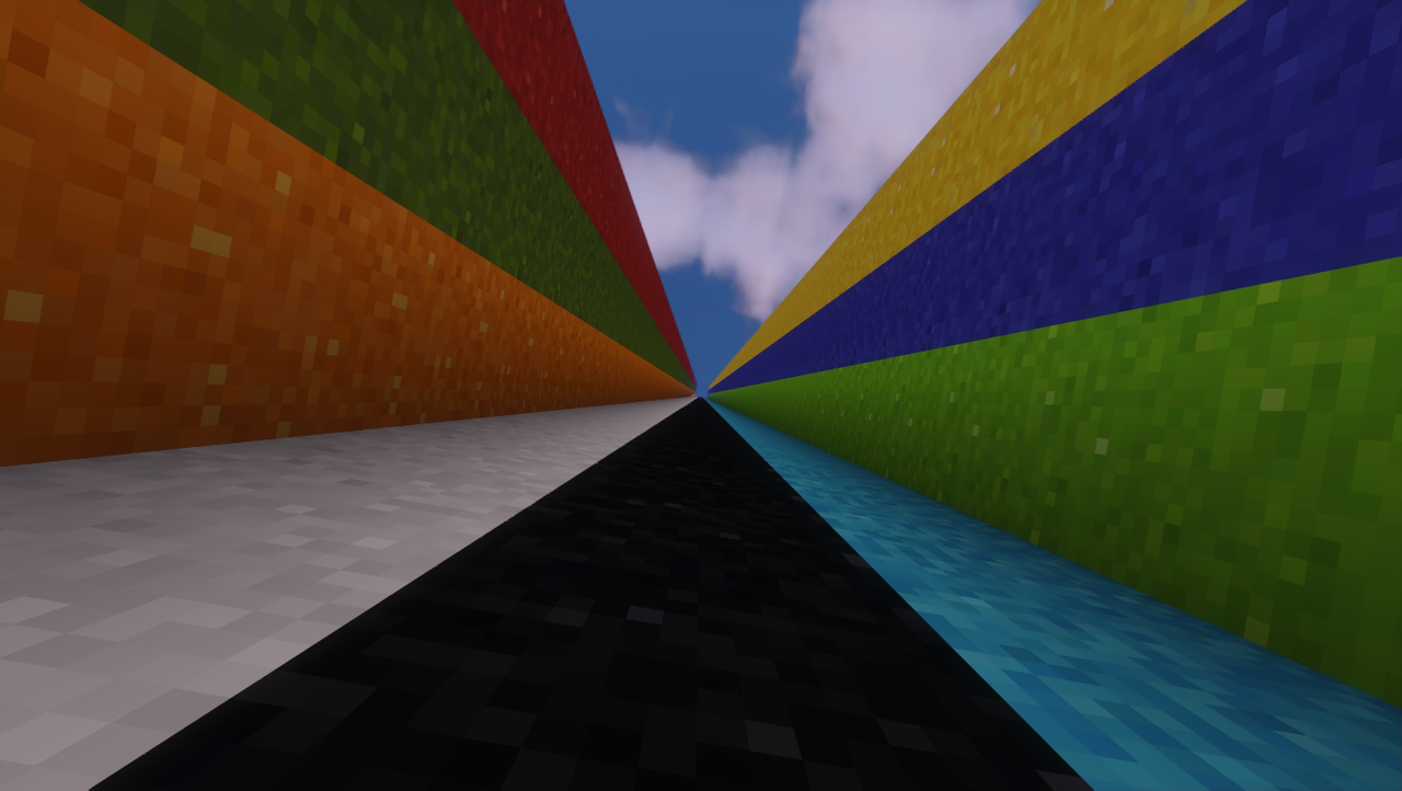 9 colors Redstone Printer Minecraft Map