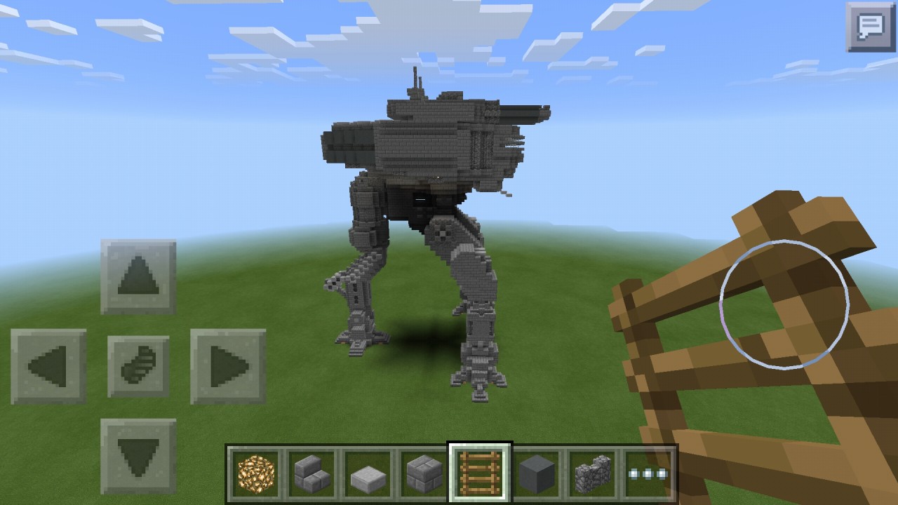my giant mega battle mech in minecraft pocket edition Minecraft Map