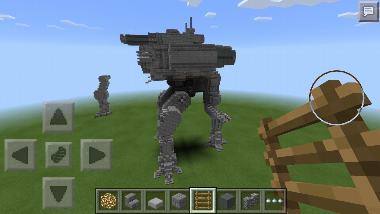 my giant mega battle mech in minecraft pocket edition Minecraft Map