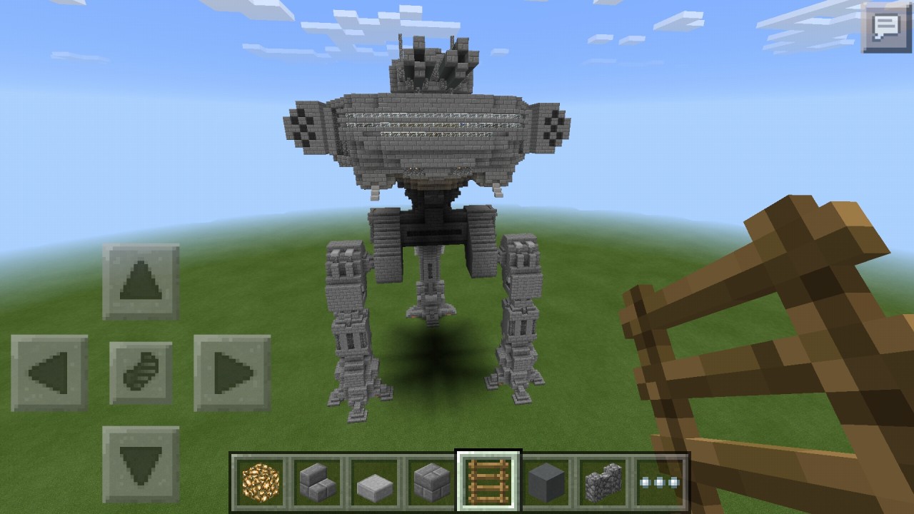 my giant mega battle mech in minecraft pocket edition Minecraft Map